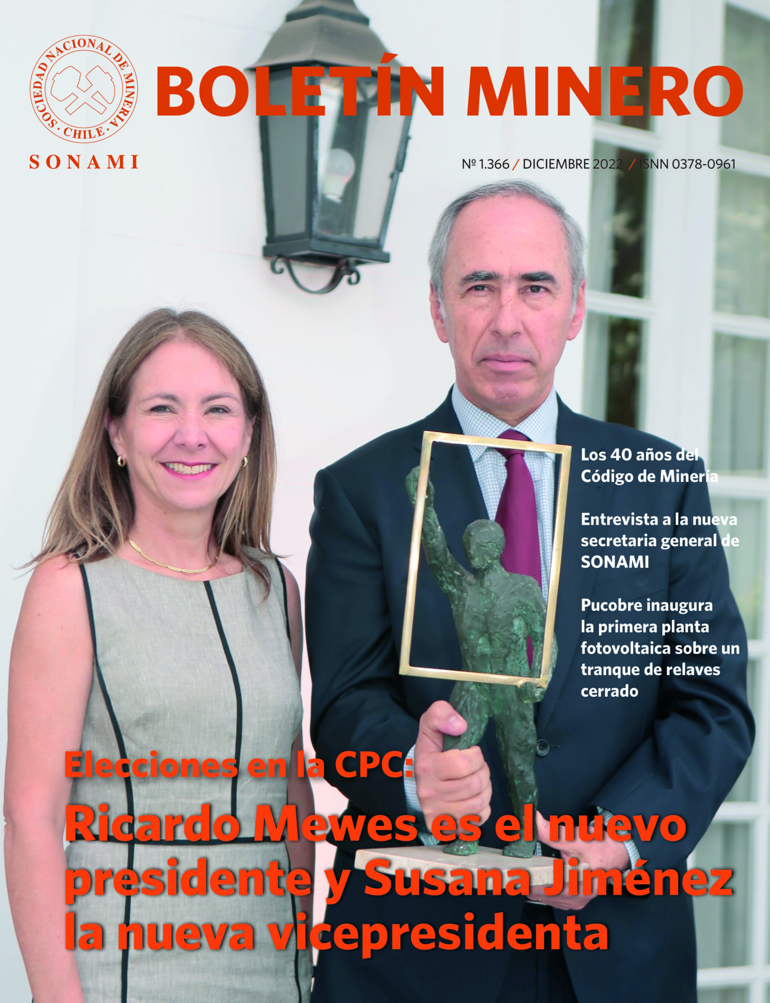 N°1366 diciembre 2022 - SONAMI :: Sociedad Nacional de Minería - Chile